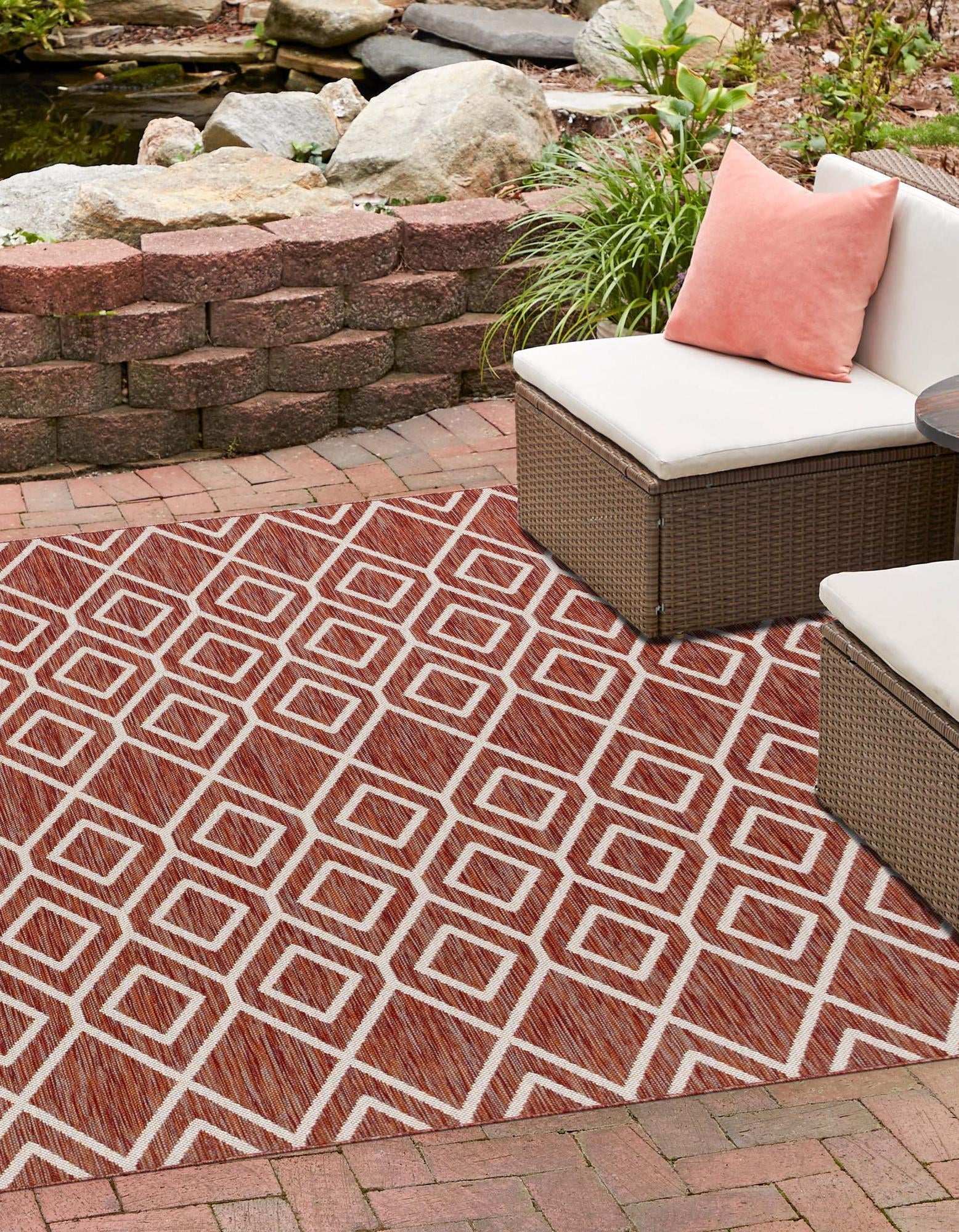 Jill Zarin Outdoor Collection Area Rug - Turks and Caicos (7' 10 ...