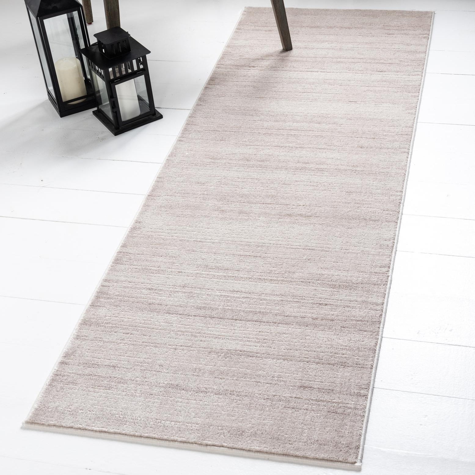 Jill Zarin Uptown Collection Area Rug - Madison Avenue (2' 2" x 6' 1" Runner Beige/Light Brown ...