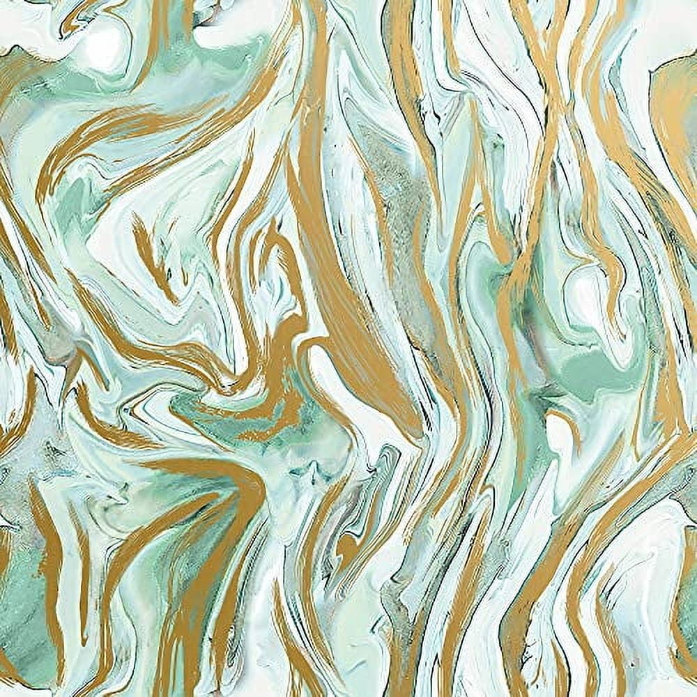 Jillson Roberts Bulk Gift Wrapping Paper, Marbleized Mint, Full Ream ...
