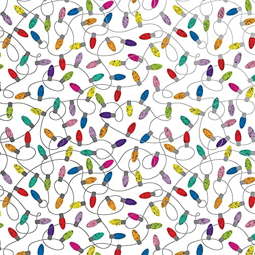 Jillson Roberts Bulk Wrapping Paper, Holographic Lights, 1/4 Ream 208 ...