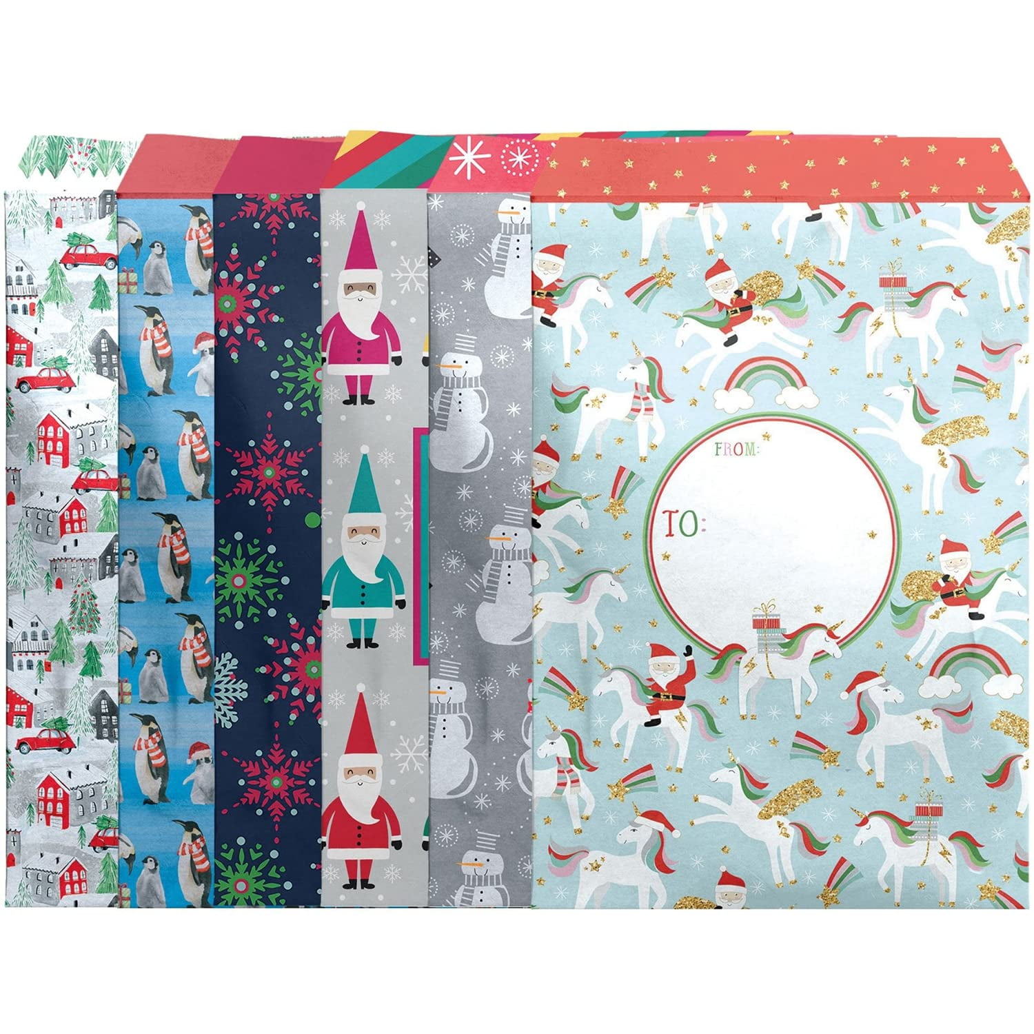 Jillson Roberts Medium Christmas Decorative Foam Padded Mailing ...