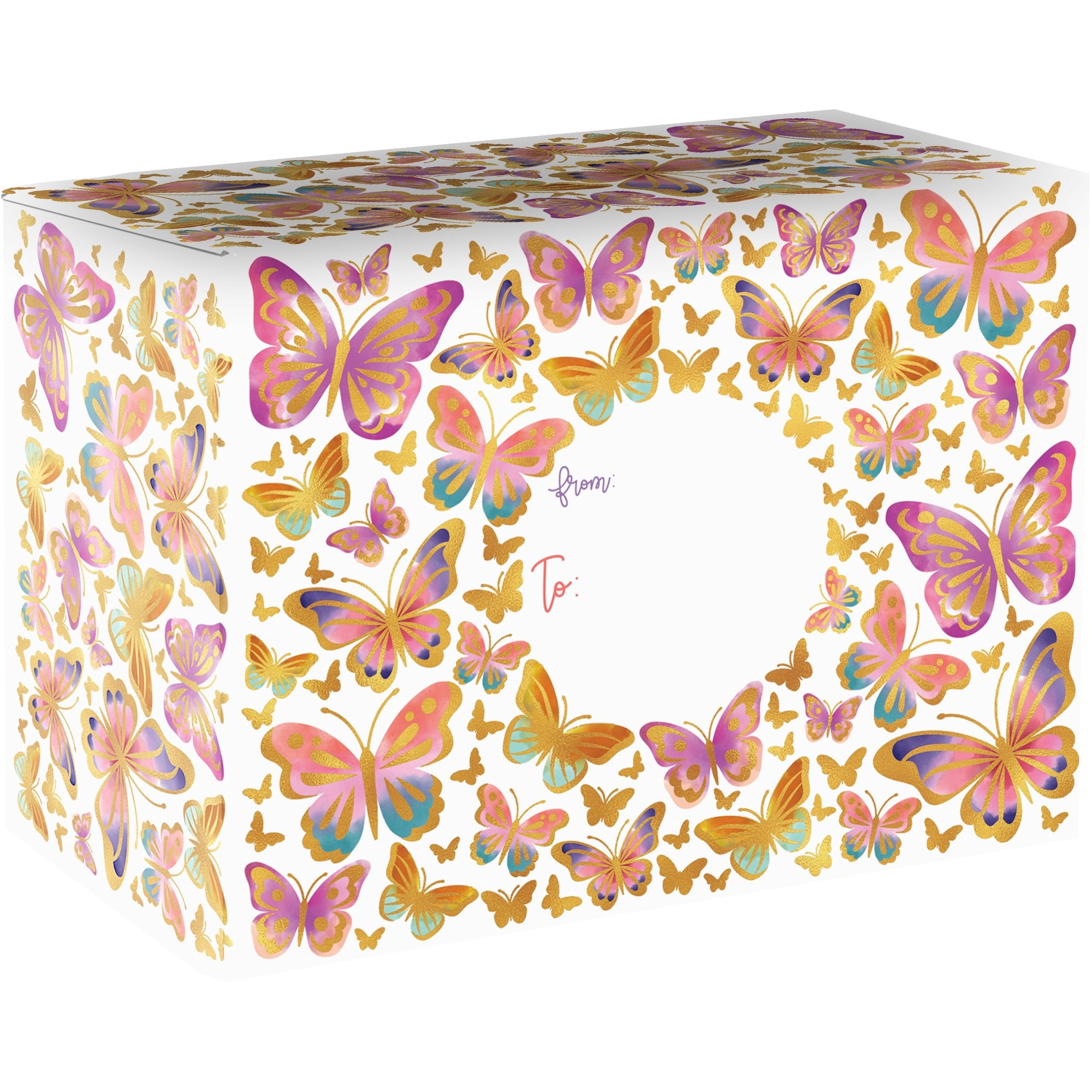 Jillson & Roberts Medium Mailing Gift Boxes, Beautiful Butterflies (24 ...
