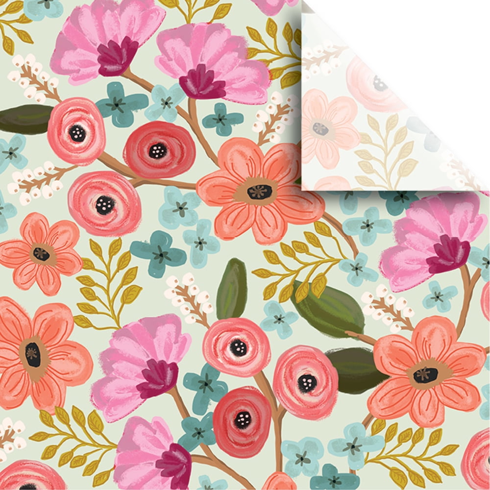 Jillson & Roberts Printed Gift Tissue 20" x 30", Gypsy Floral (240 ...