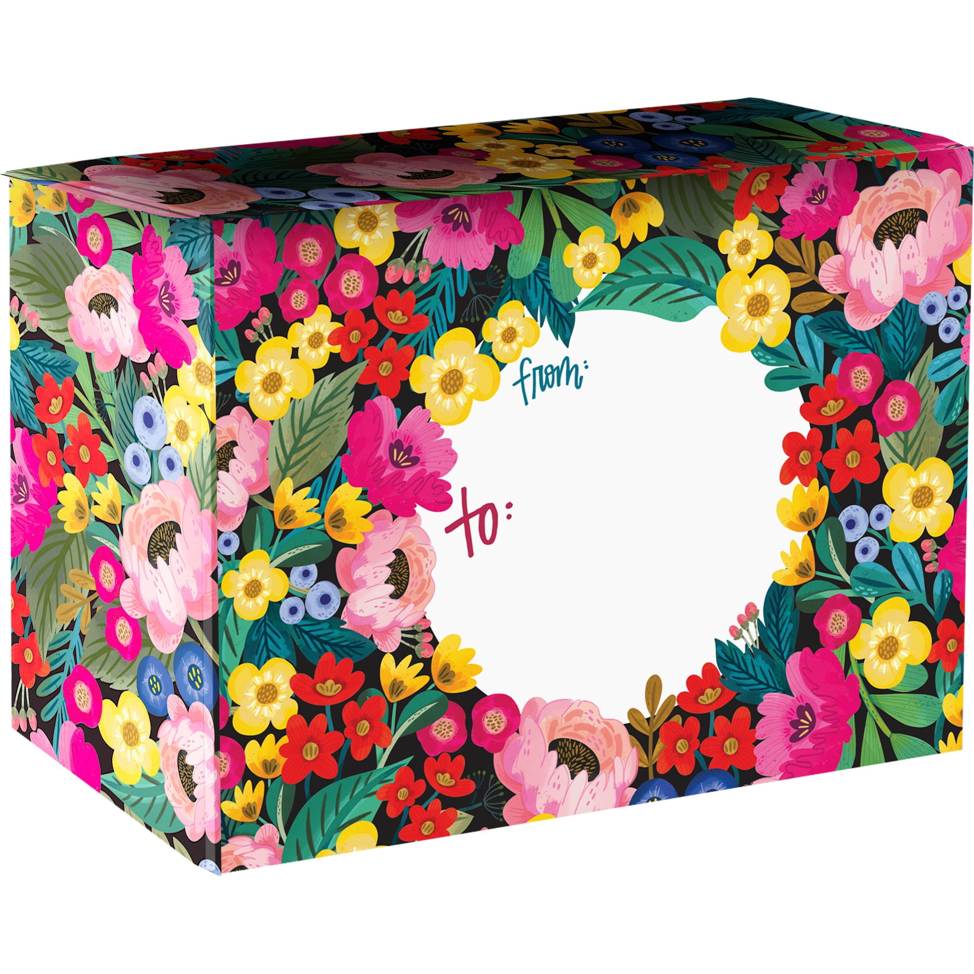 Jillson & Roberts Small Mailing Gift Boxes, Floral Burst (12 Pcs ...