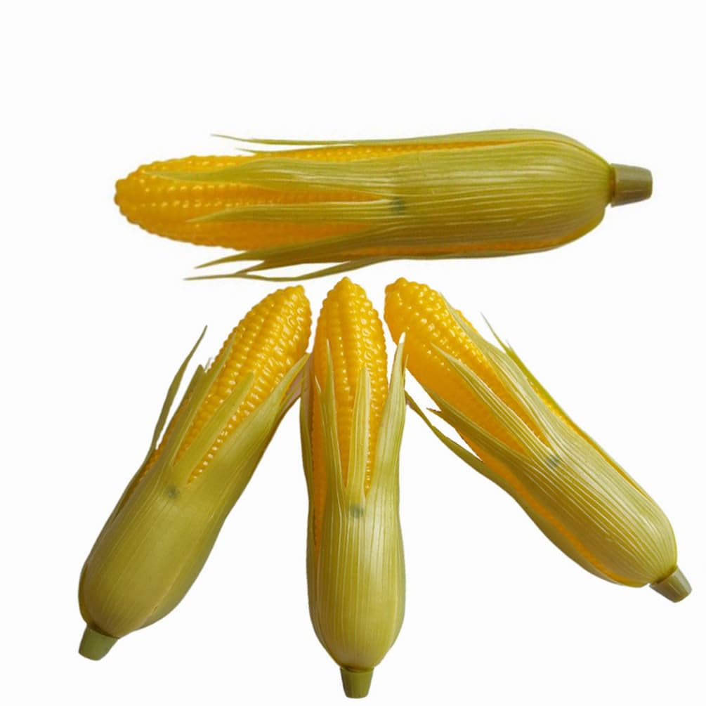 Jilukibo Plastic Artificial Corn, Lifelike Corn Simulation Fake Corns ...
