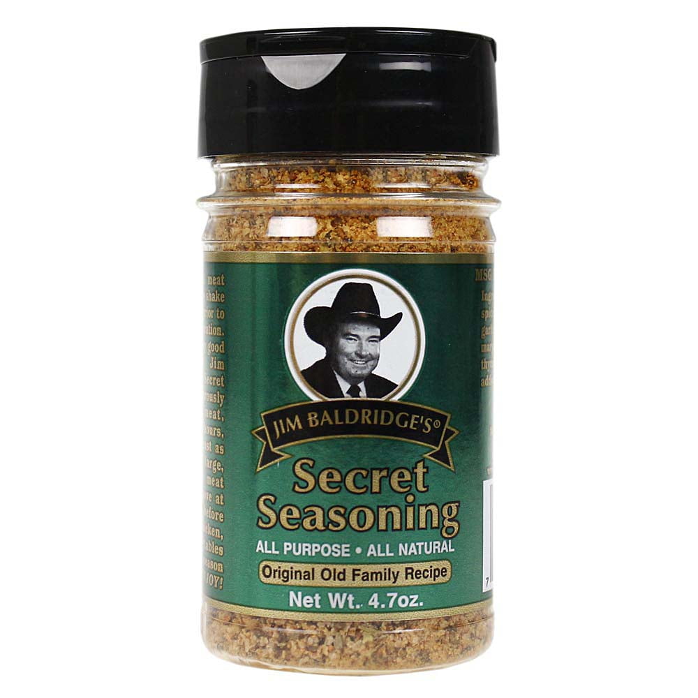 Jim Baldridge's Secret Seasoning 4.7 Oz All Purpose All Natural Gluten ...