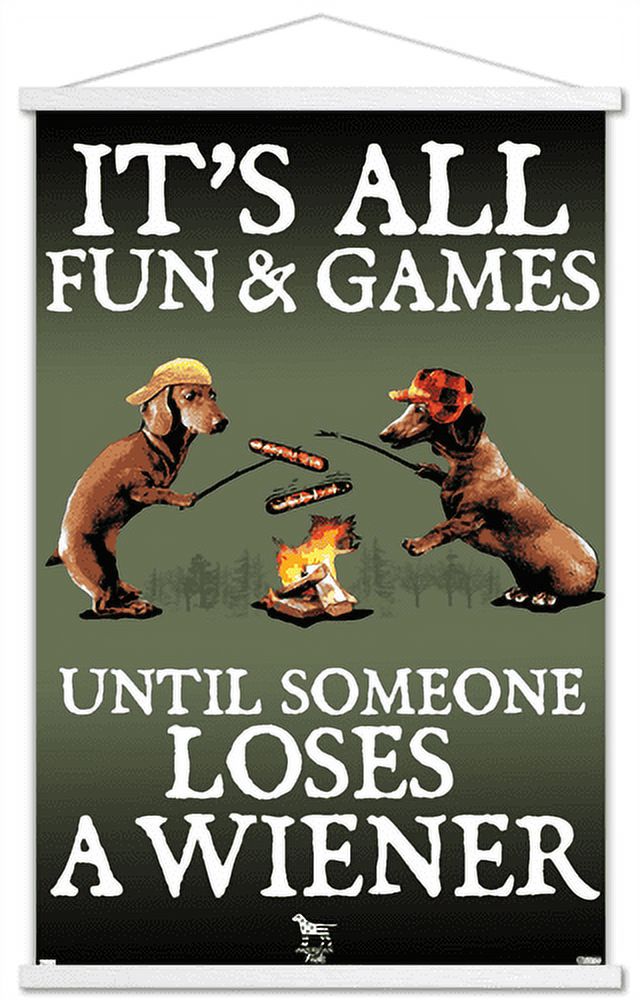 Jim Baldwin - All Fun and Games Wall Poster with Magnetic Frame, 22.375 ...