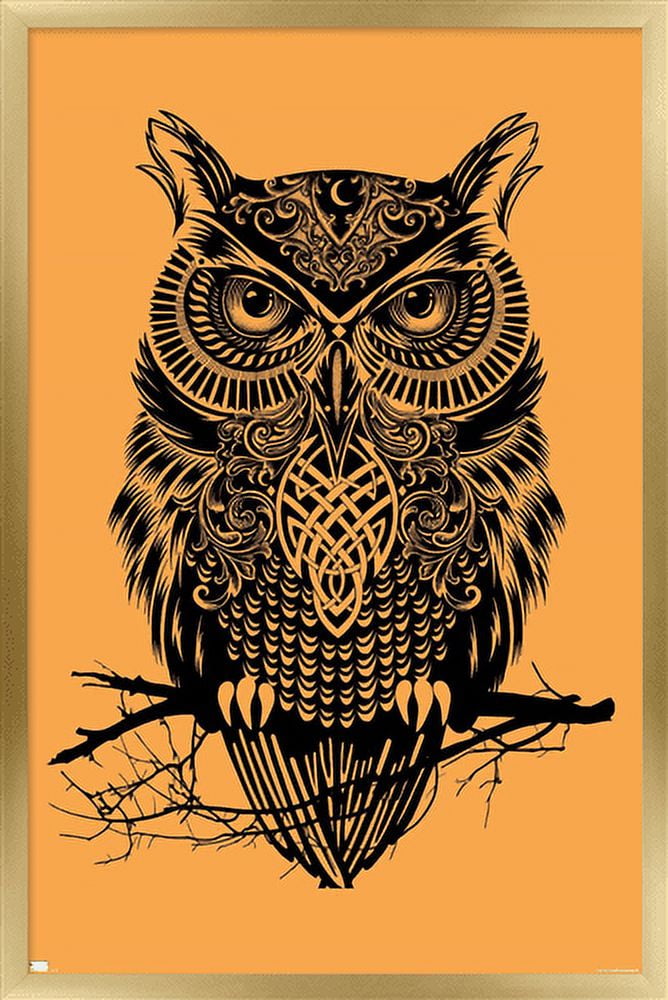 Jim Baldwin - Carved Faith Skull Wall Poster, 22.375" x 34" Framed ...