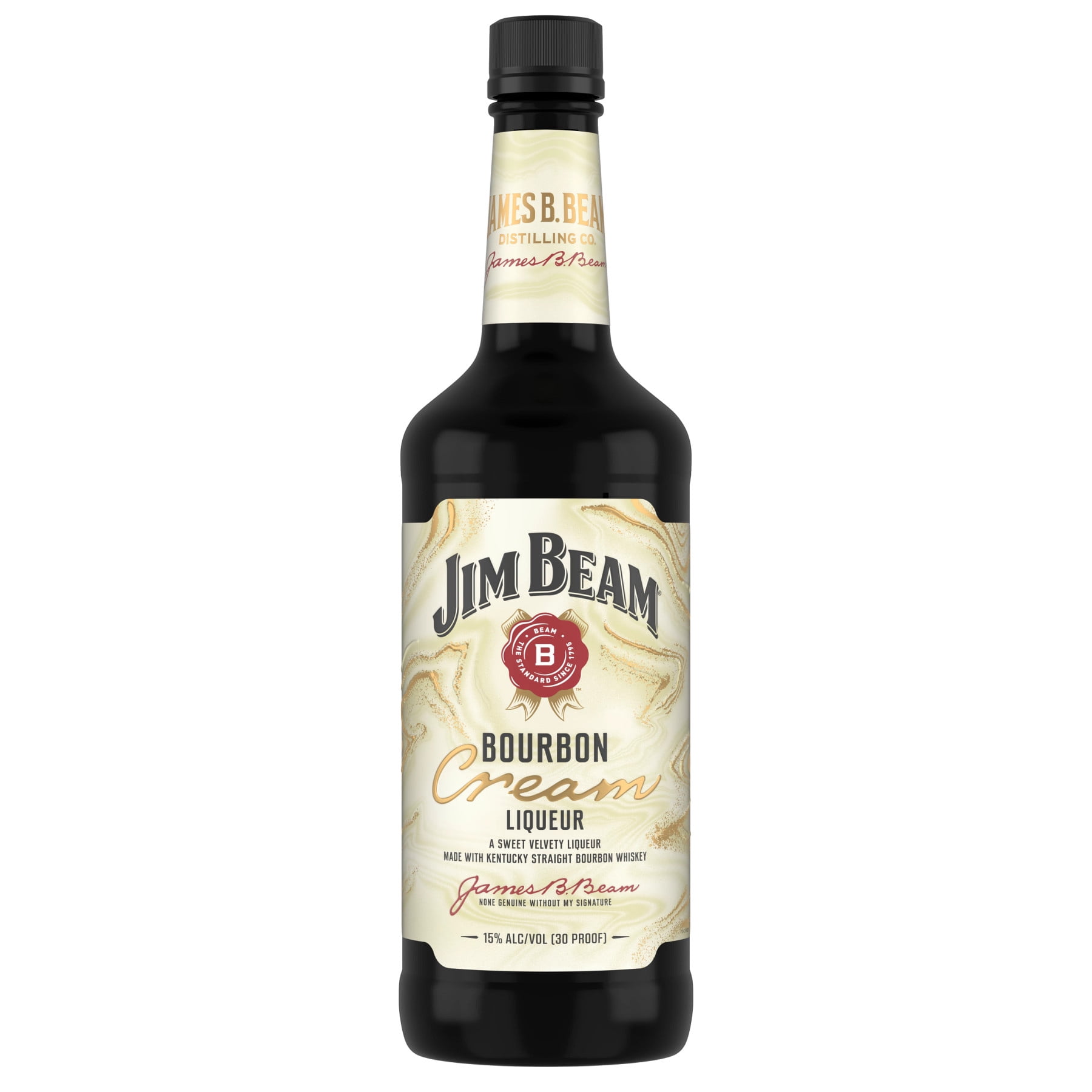 Jim Beam Bourbon Cream Special Release Whiskey Liqueur, 750 ml Bottle ...
