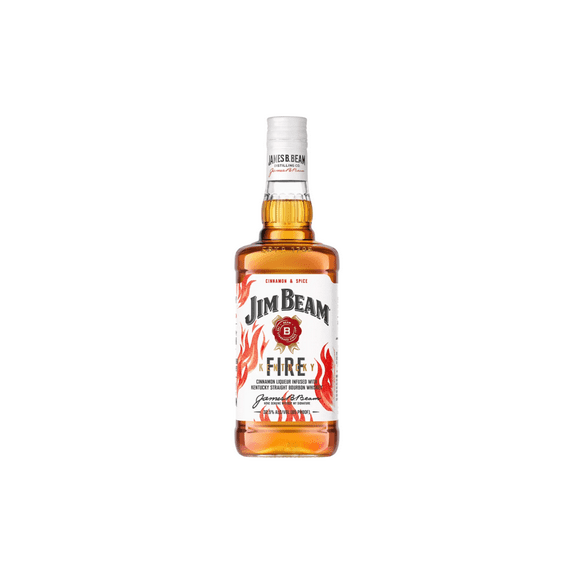 Jim Beam Kentucky Fire Bourbon Whiskey, 1.75 L 32.5% ABV - Walmart.com
