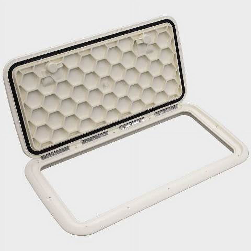 Jim Black Boat Deck Hatch 581-1324-04 | 13 x 24 Inch Arctic White ...