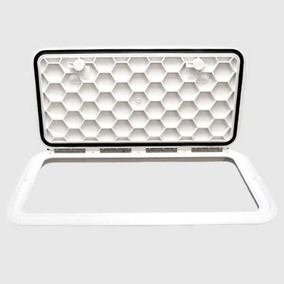 Jim Black Boat Deck Hatch 581-1324-05 | Polar White 13 x 24 Inch ...