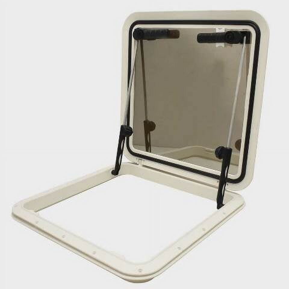 Jim Black Boat Escape Hatch 592-1818-04-02SC-04 | 18 x 18 Arctic White - Walmart.com