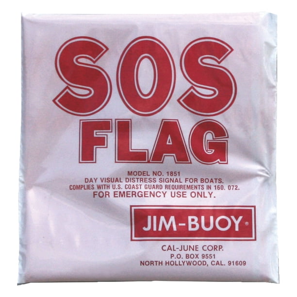 Jim-Buoy 1851 SOS Flag for Storage - Walmart Business Supplies