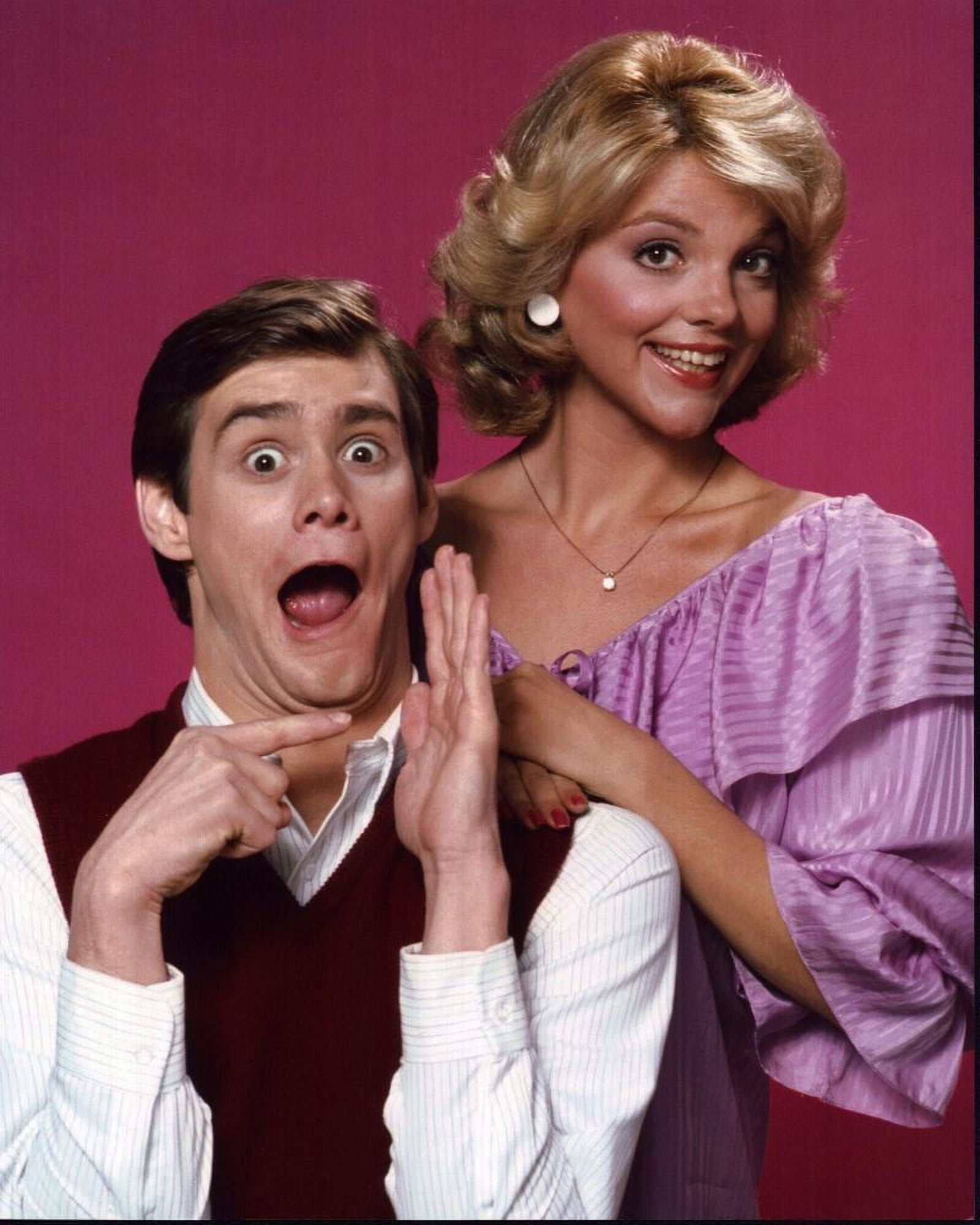 Jim Carrey And Teresa Ganzel In The Duck Factory Photo Print (8 x 10 ...