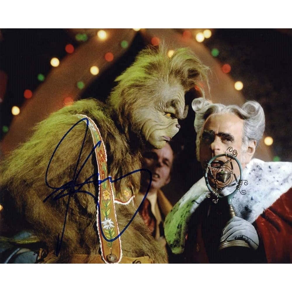 Jim Carrey Grinch 8X10 Photo Signed Autographed Authentic Ga Coa Poster ...