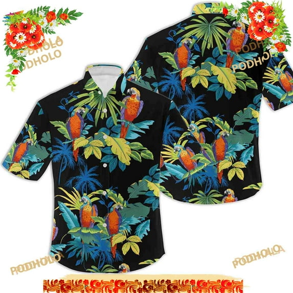 Jim Carrey In Ace Ventura Pet Detective Hawaiian Shirt - Walmart.com