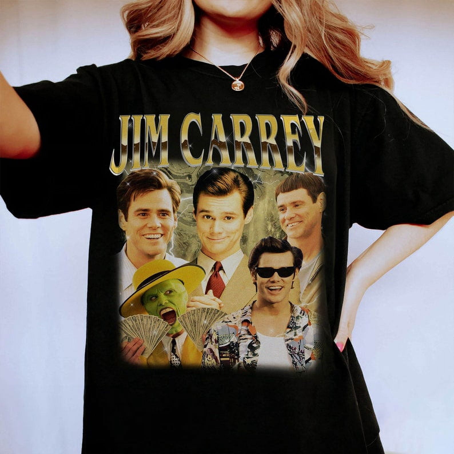 Jim Carrey Shirt | Vintage Jim Carrey Shirt | Jim Carrey Bootleg Shirt ...