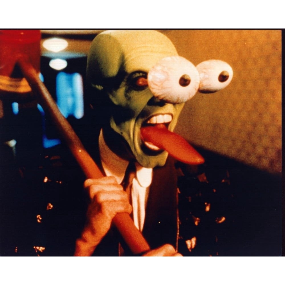 Jim Carrey With Bulging Eyes In The Mask Photo Print (8 x 10) - Item ...