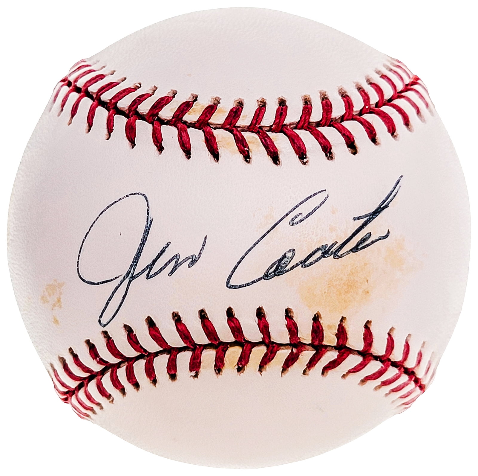 Jim Coates Autographed Official AL Baseball New York Yankees JSA # ...