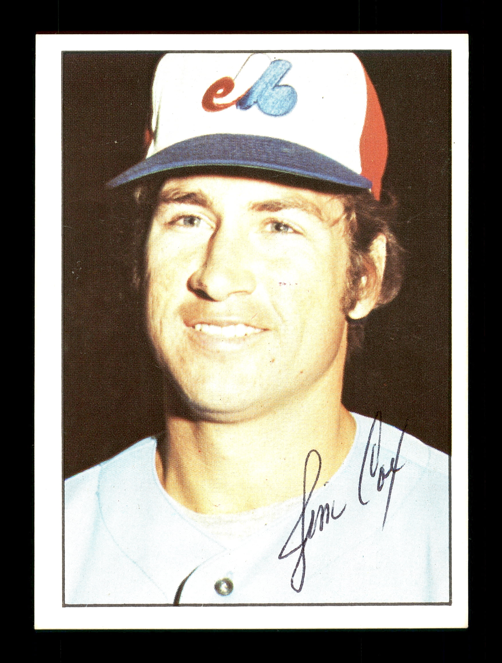 Jim Cox Autographed 1975 SSPC Card #325 Montreal Expos SKU #172495 ...