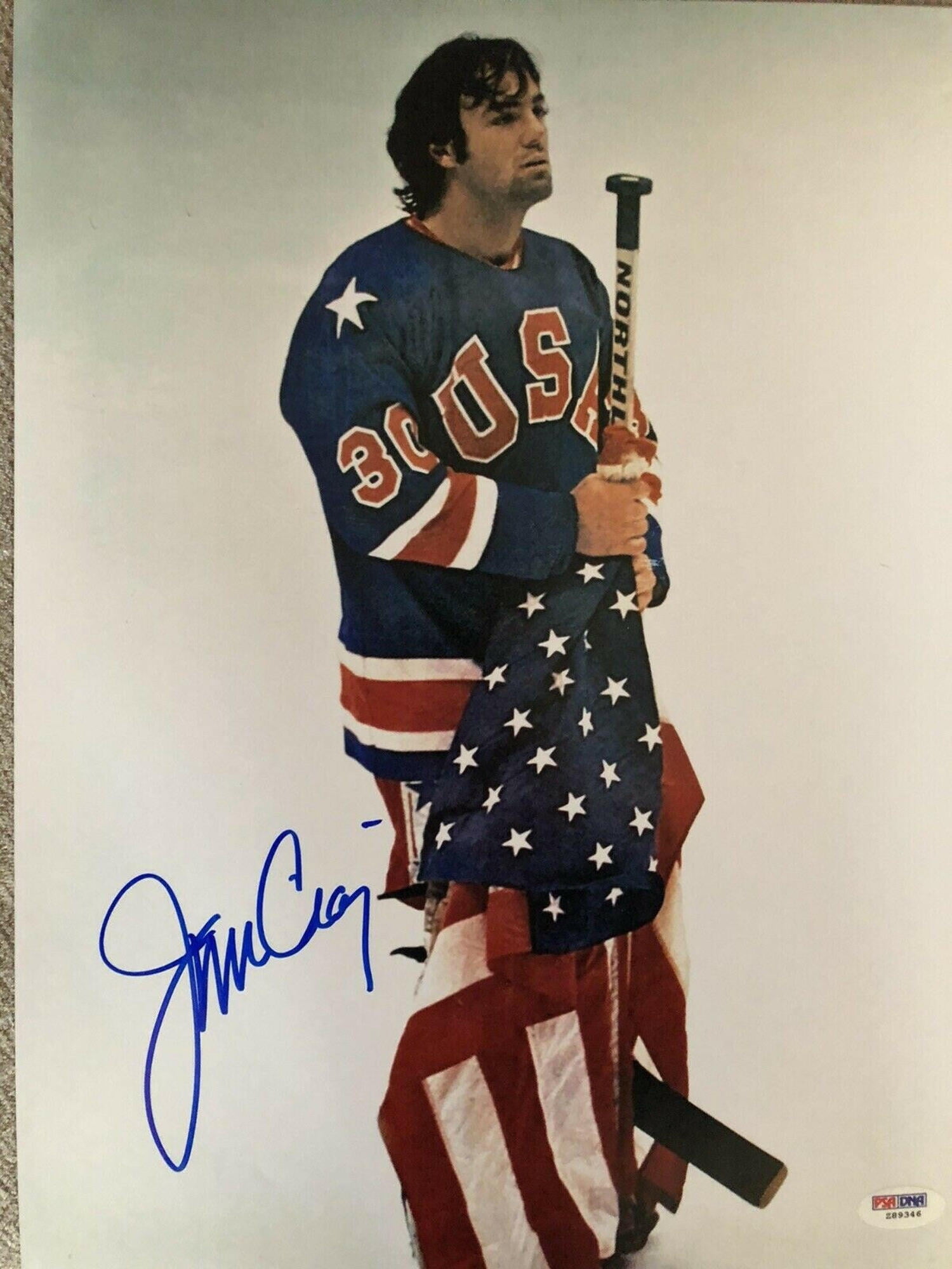 Jim Craig autographed 1980 Miracle on Ice USA Olympic Hockey Team 11x14 ...