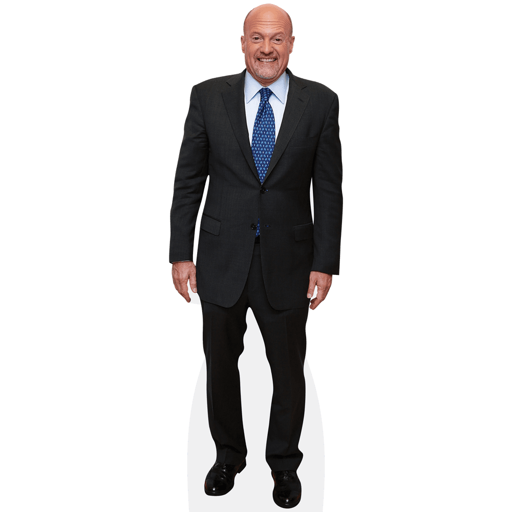 Jim Cramer (Blue Suit) Lifesize Cardboard Cutout Standee - Walmart.com