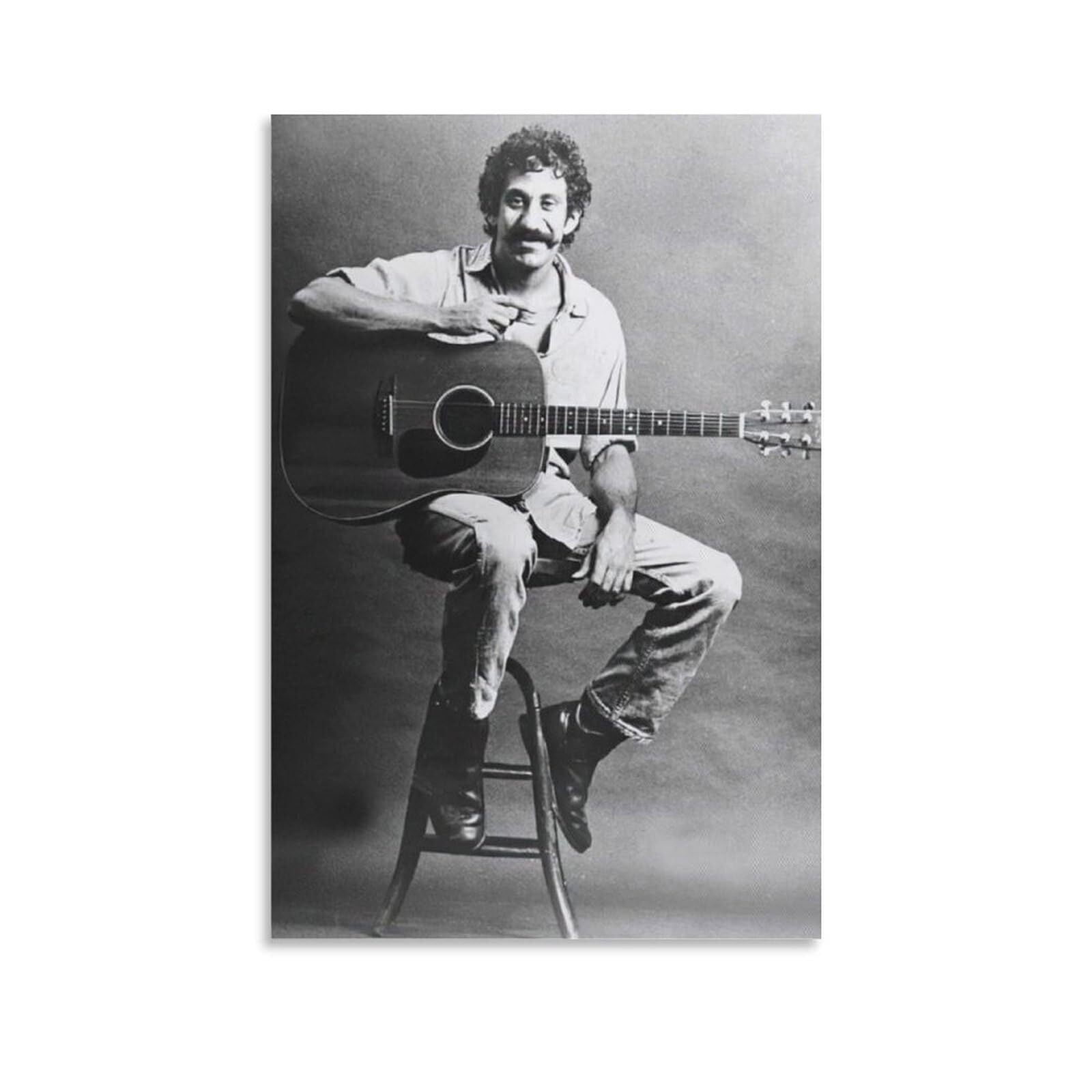 Jim Croce Music Retro Posters Canvas Wall Art Print For Room Aesthetic ...