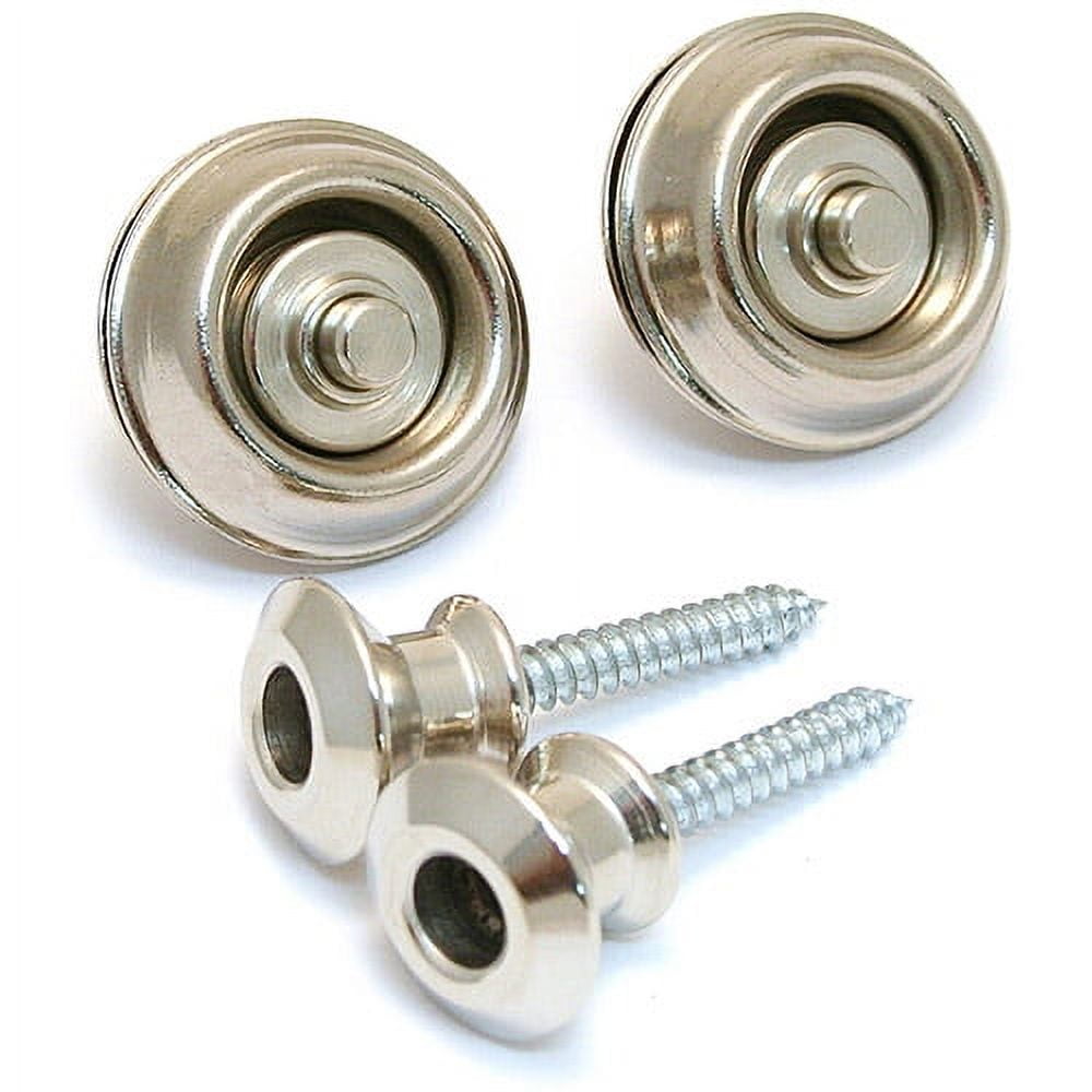 Jim Dunlop Nickel finish Dual Straplock - Walmart.com