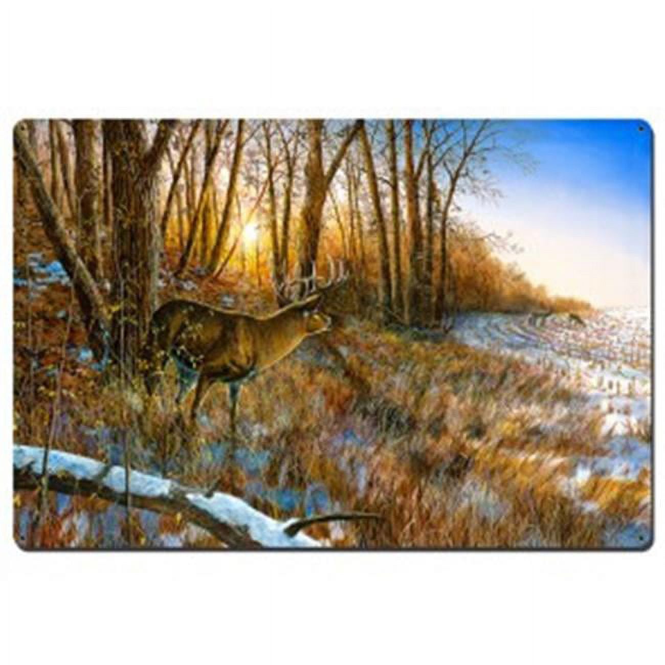 Jim Hansel JH094 36 x 24 in. Passing The Buck Metal Sign - Walmart.com