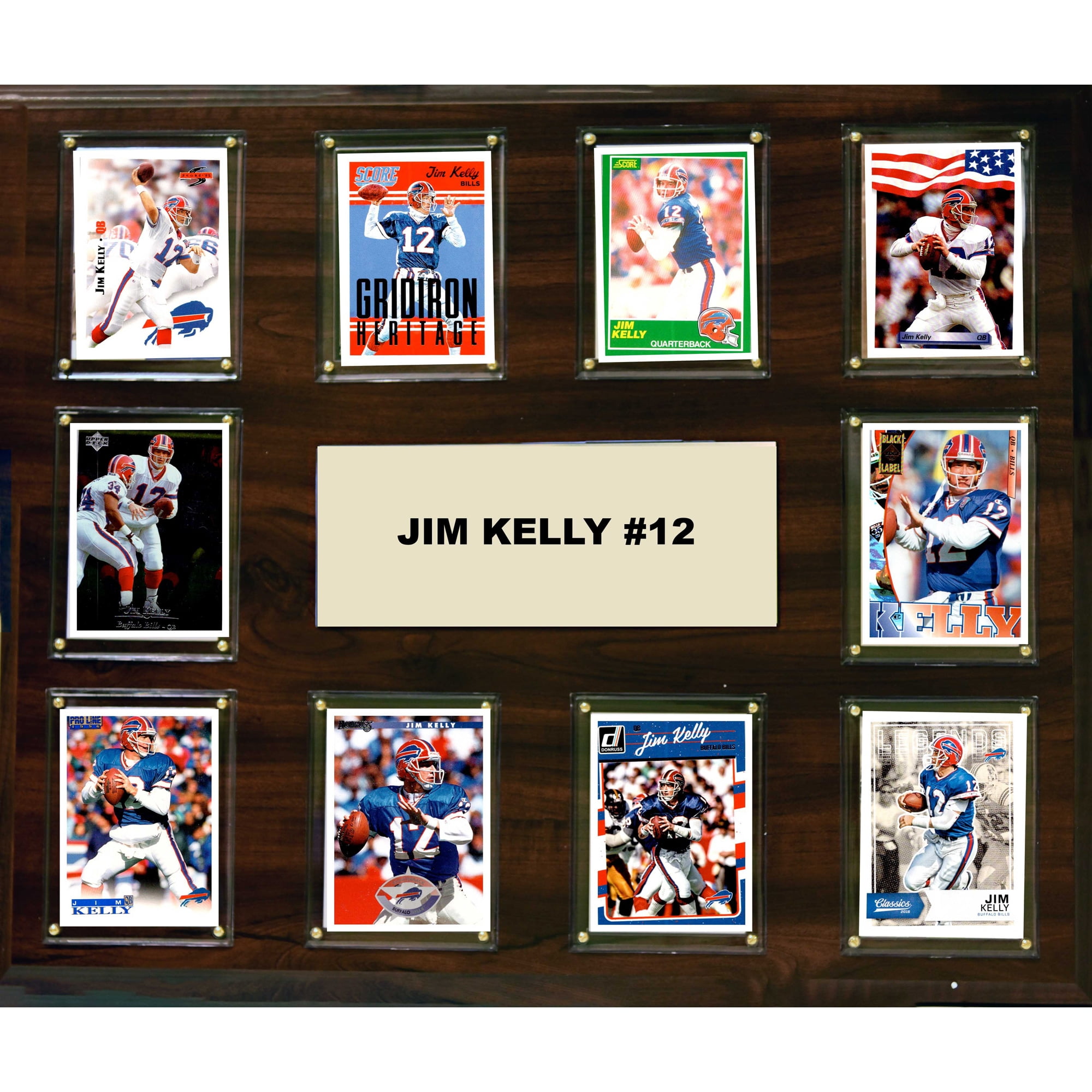 Jim Kelly Buffalo Bills 15'' x 18'' Plaque - Walmart.com