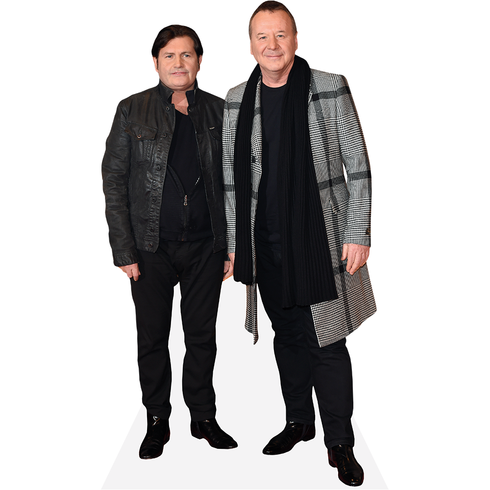 Jim Kerr And Charlie Burchill (Duo 2) Mini Celebrity Cutout Standee ...