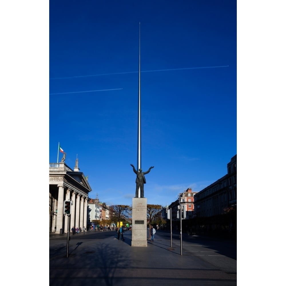 Jim Larkin Statue, Dublin, Ireland Poster Print (36 x 24) - Walmart.com