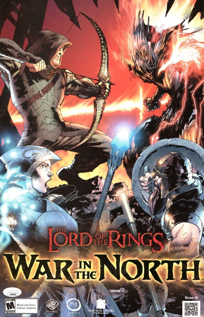Jim Lee Signed Autographed 11X17 Poster LOTR War in the North JSA ...