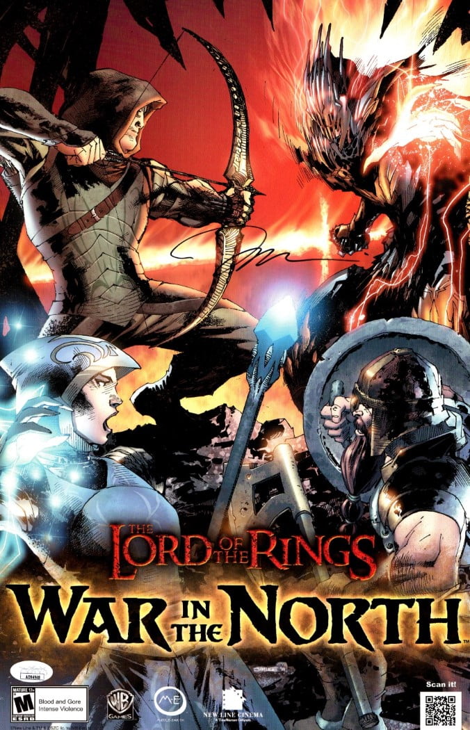 Jim Lee Signed Autographed 11X17 Poster Lord of the Rings War in the ...
