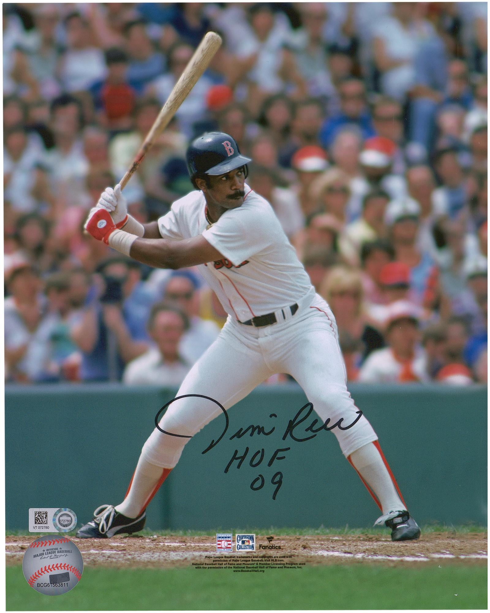 Jim Rice Boston Red Sox Autographed 8" x 10" Batting Stance Photograph ...