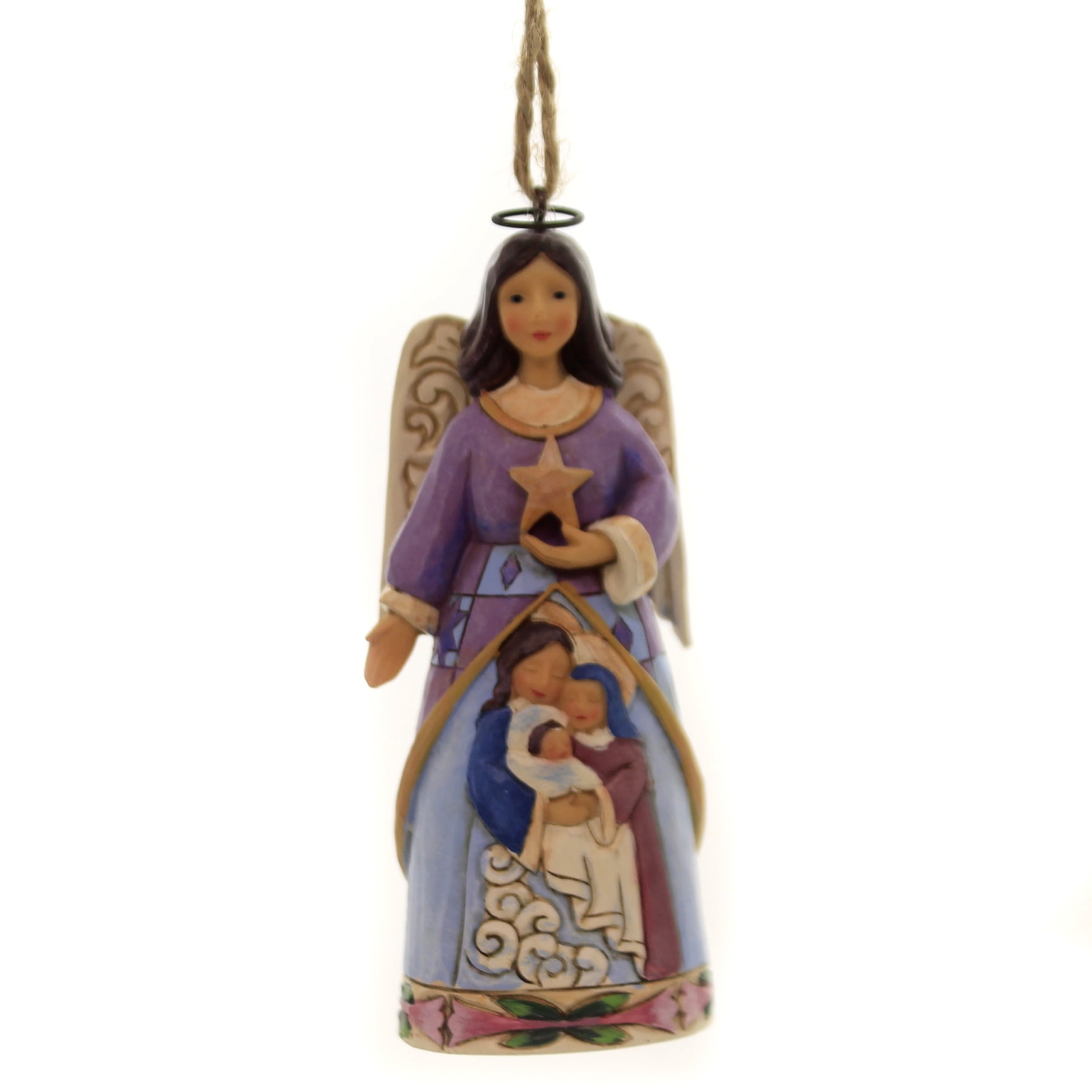 Jim Shore Angel With Holy Family Polyresin Nativity Baby Jesus 6004316 ...