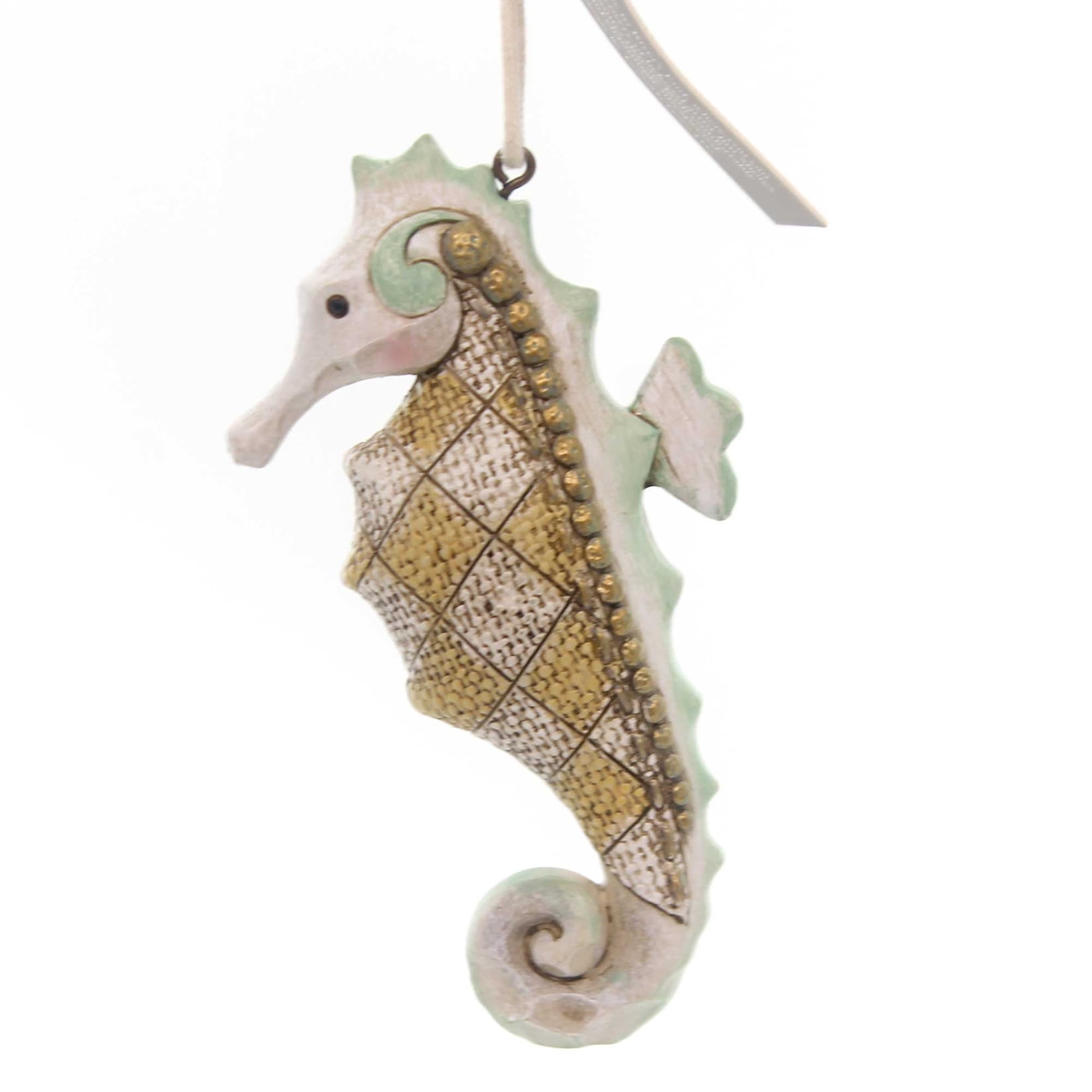 Jim Shore Coastal Seahorse Ornament Polyresin River's End 4054608 ...