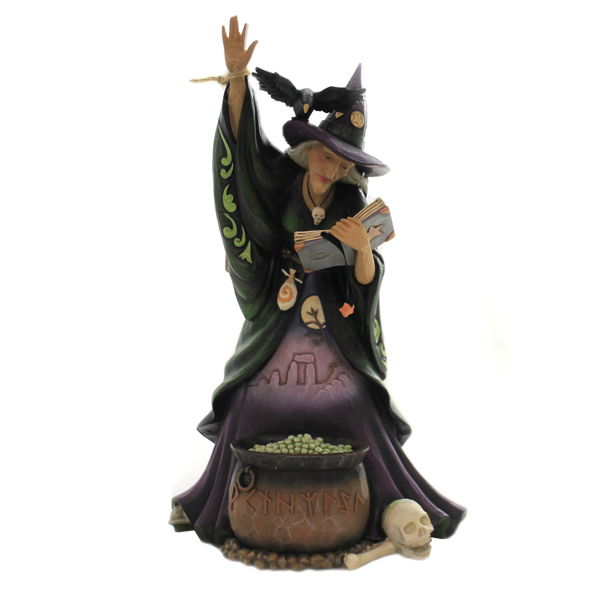 Jim Shore Casting Trouble Polyresin Halloween Scary Witch 6006700 ...