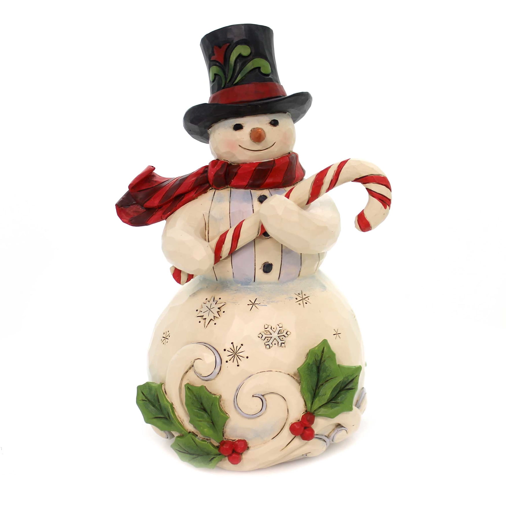 Jim Shore How Sweet It Is Polyresin Snowman Candy Cane 6001477 ...