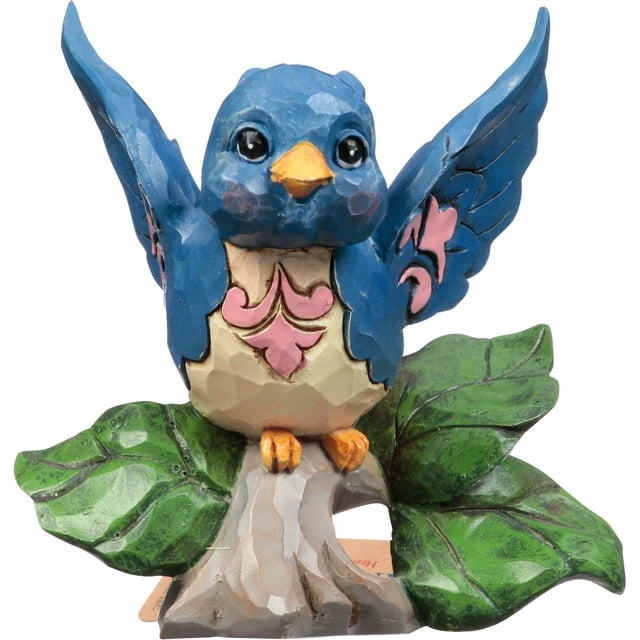 Jim Shore Mini Bluebird Heartwood Creek 6006445 - Walmart.com