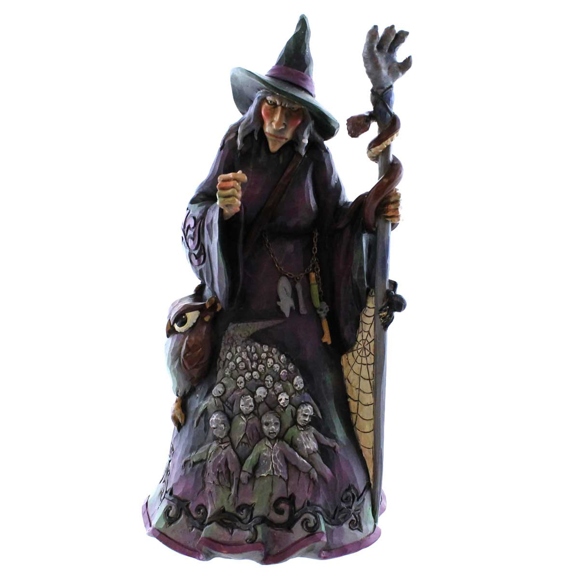 Jim Shore Nightly-Nightmare Polyresin Halloween Witch Figurine 4041138 ...