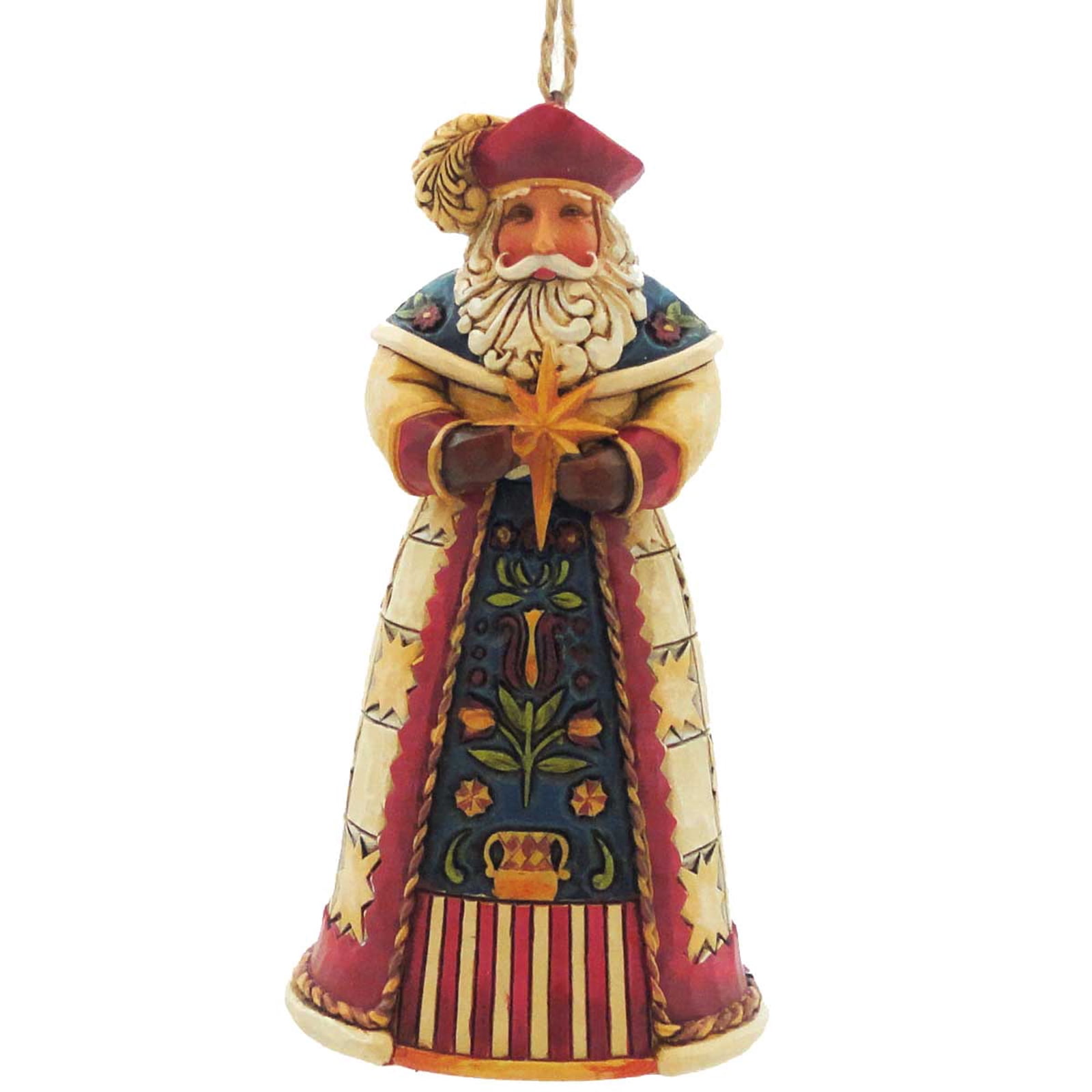 Jim Shore Polish Santa Ornament Stone Resin Heartwood Creek 4022945 ...