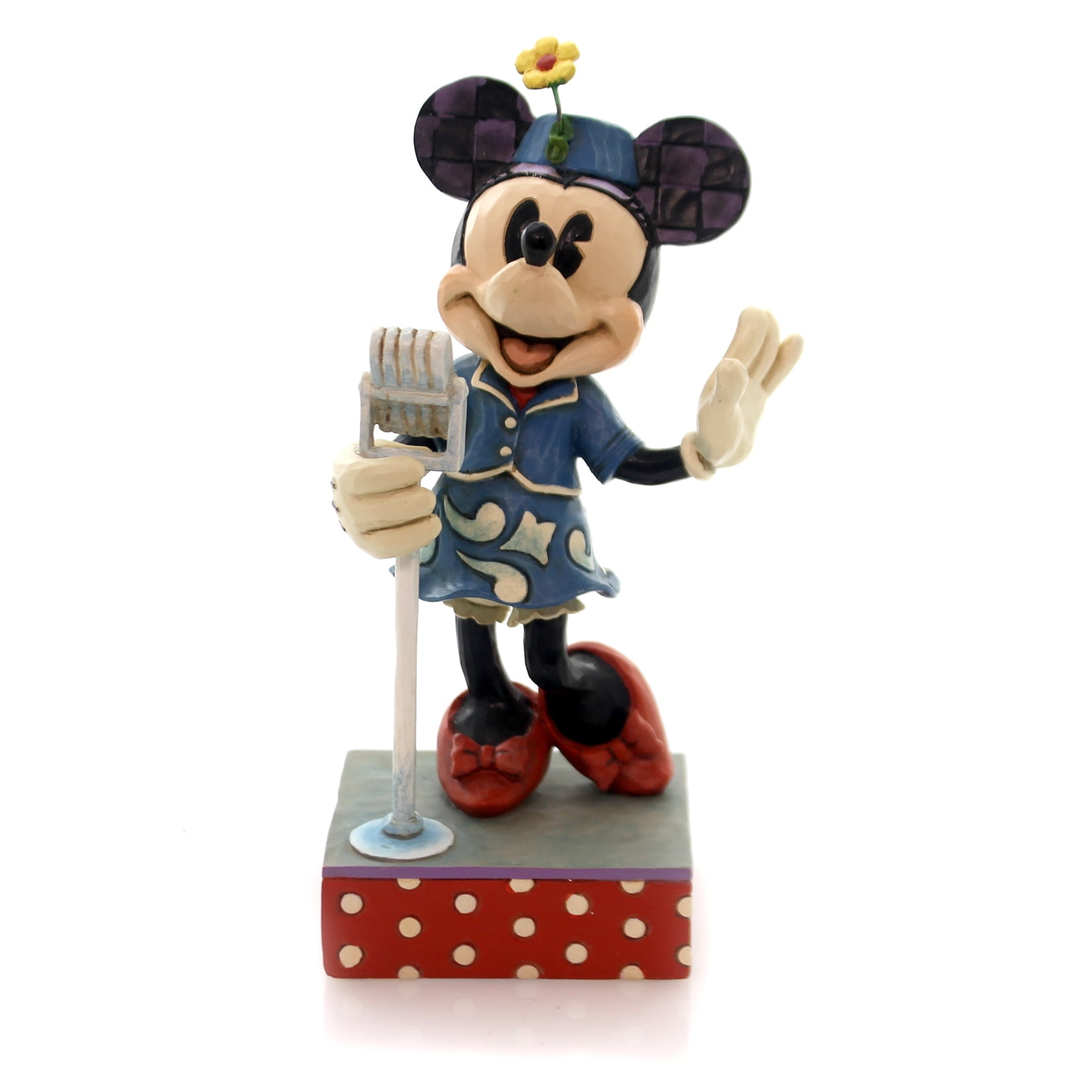 Jim Shore Sweet Harmony Polyresin Minnie Mouse Singing 4050388 ...