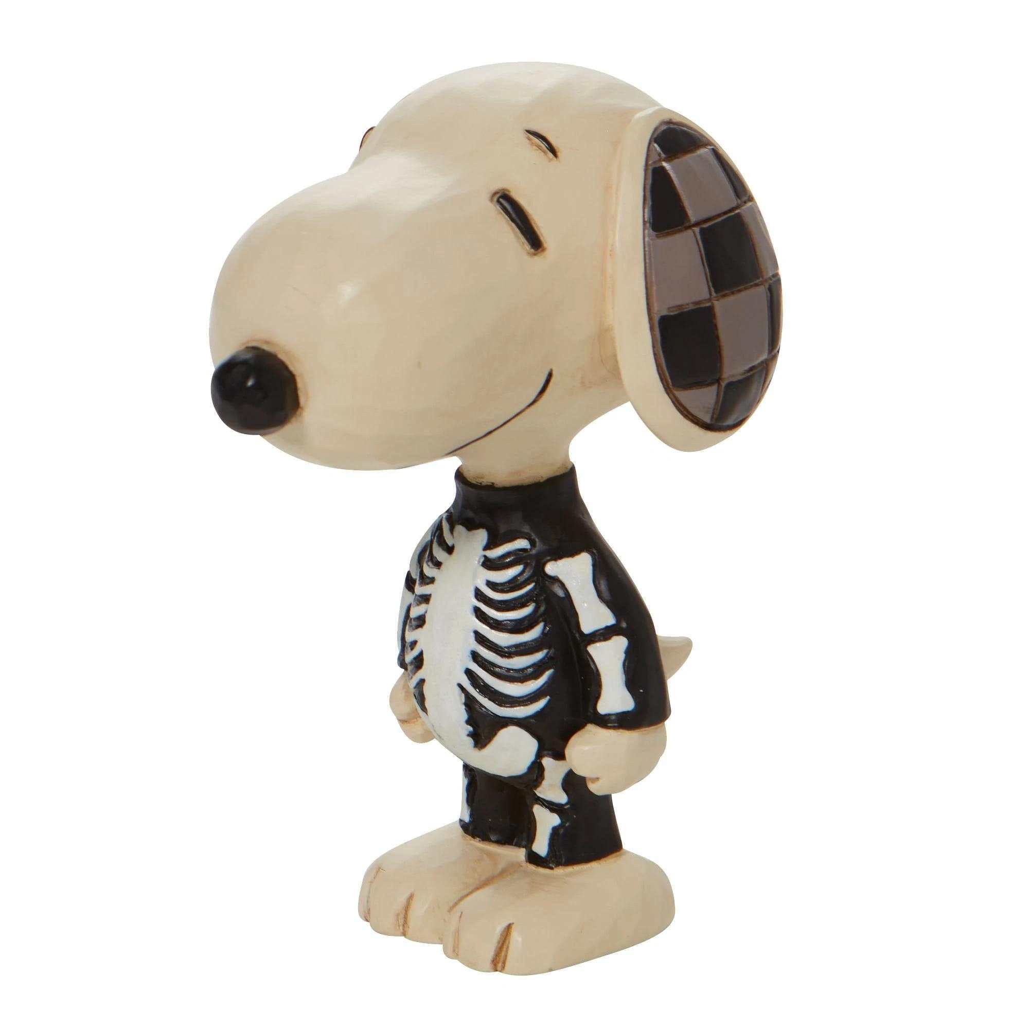 Jim Shore Snoopy Skeleton Mini Polyresin Peanuts Halloween 6010320 ...
