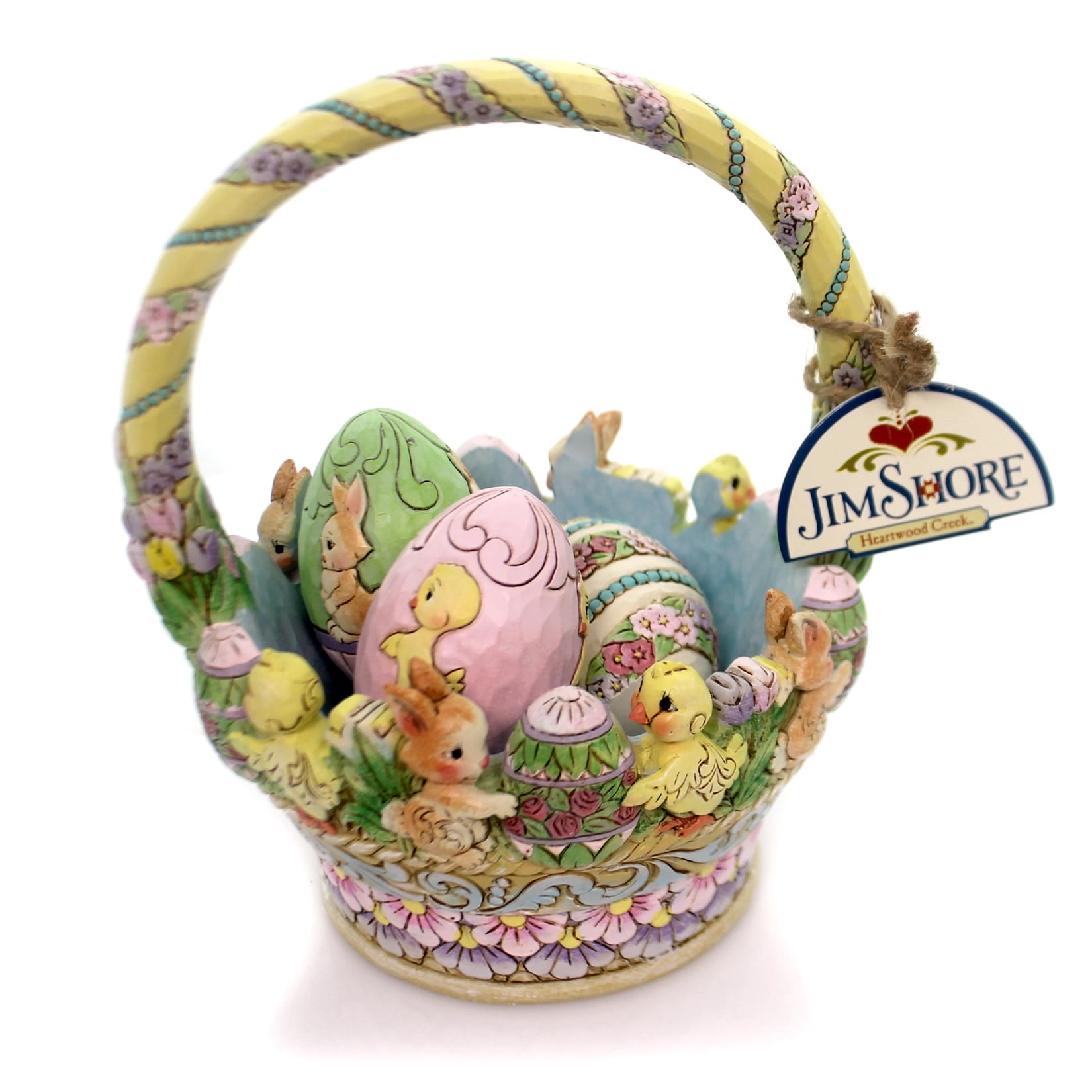 Jim Shore Tisket-A-Tasket Easter Basket Polyresin 12Th Annual 4053697 ...
