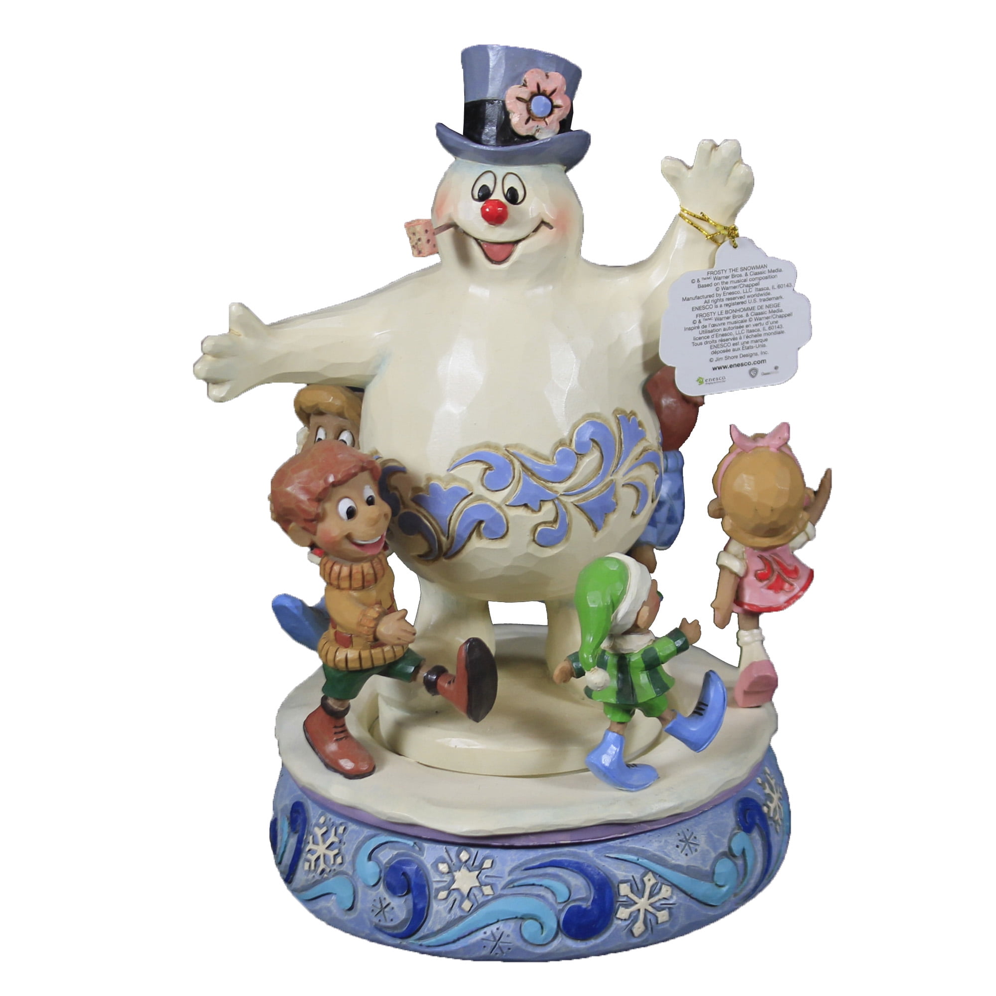 Jim Shore Winter Friendships Are Magical Polyresin Frosty Snowman ...