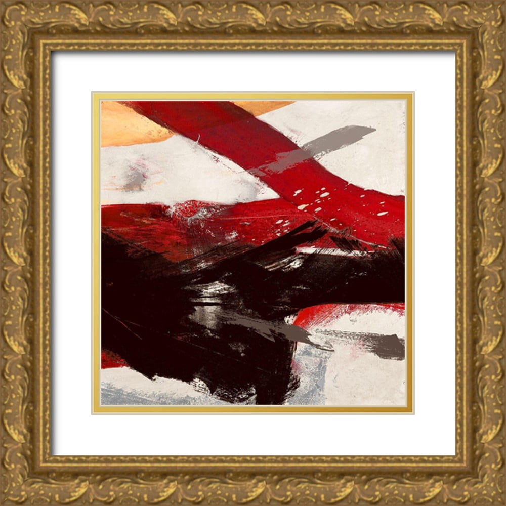 Jim, Stone 15x15 Gold Ornate Wood Framed with Double Matting Museum Art ...