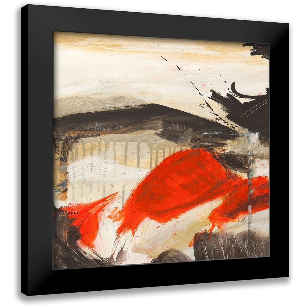 Jim, Stone 20x20 Black Modern Framed Museum Art Print Titled - Primal Intersection I - Walmart.com