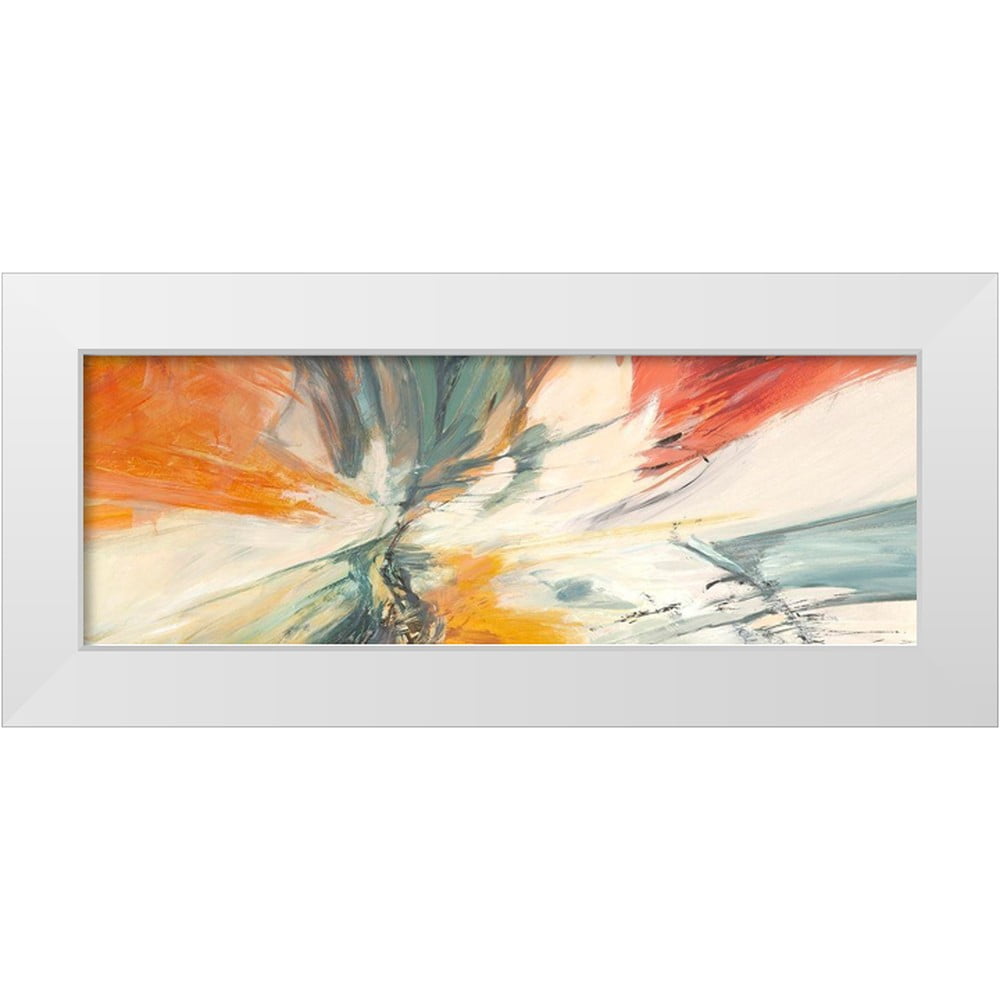 Jim, Stone 32x14 White Modern Wood Framed Museum Art Print Titled ...